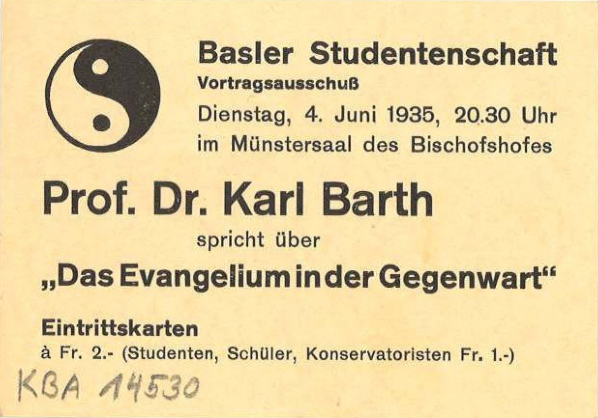 Karl Barths Vortrag „Das Evangelium in der Gegenwart“ (1935) im Zeichen ...